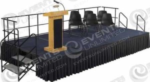 Stage Rentals - Platforms - Risers :: Party Rental :: Events Unlimited