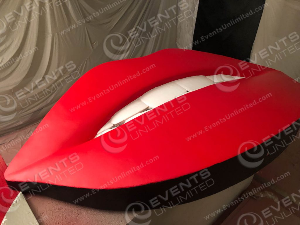 Giant Lips Prop - Custom Fabrication - Events Unlimited