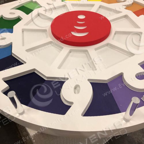 Custom Spinning Wheel - Phoenix - Events Unlimited