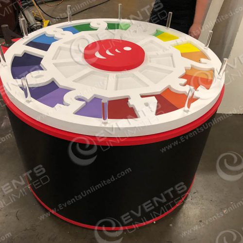Custom Spinning Wheel - Phoenix - Events Unlimited