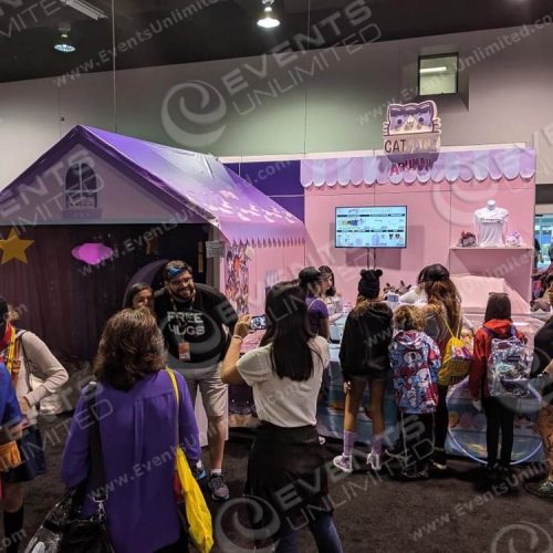 VidCon - Custom Exhibit, Anaheim - Events Unlimited